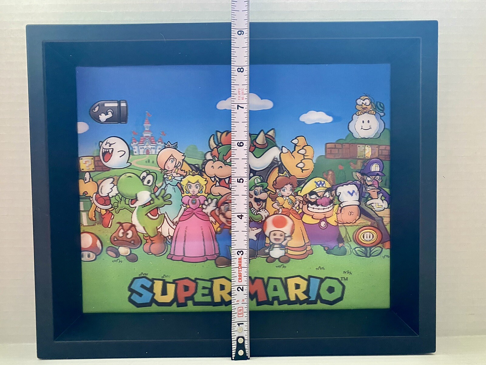 Super Mario Bros. Hologram 3D Picture Box 9x11 Nintendo Official 2015 ...