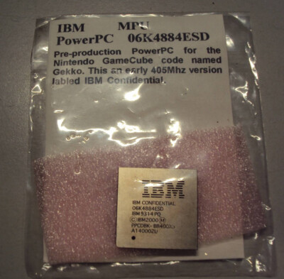 IBM PowerPC Pre Production ENG. Sample for the GameCube marked IBM ...