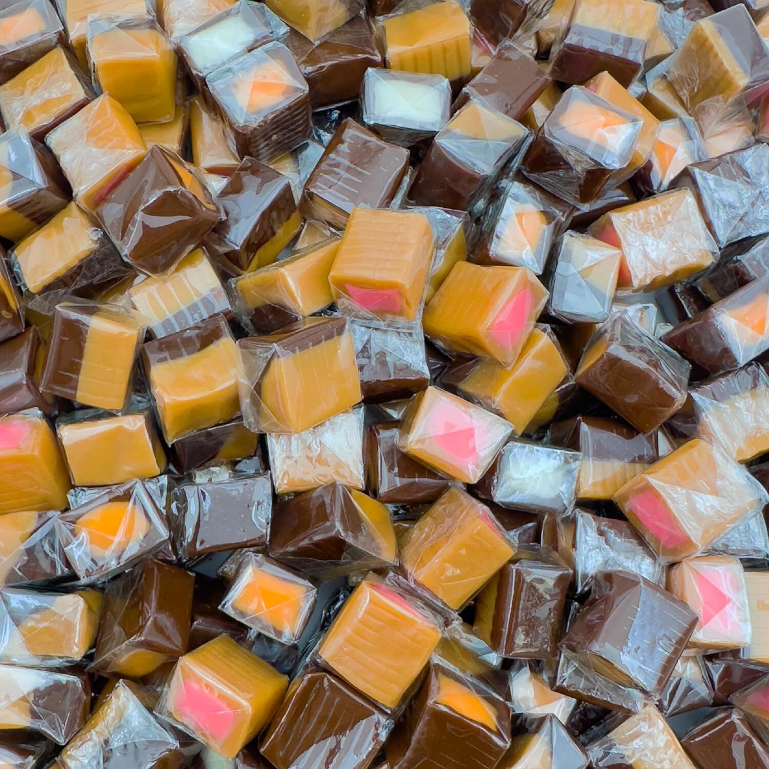 Assorted Caramels Filled Candy - Individually Wrapped, 3-Pound Pack ...