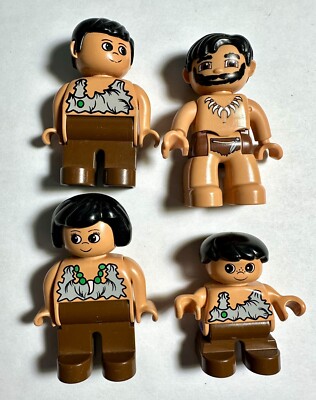 LEGO - Duplo Figure - Caveman / Cave Caveman Family - Figures 4 | eBay