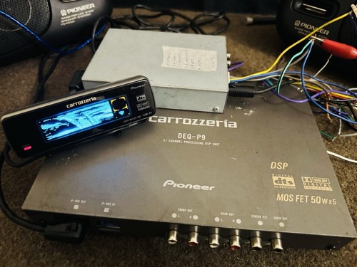 PIONEER CARROZZERIA DEQ-P9 & AXM-P9 5.1 Chanel Processing DSP Audio ...