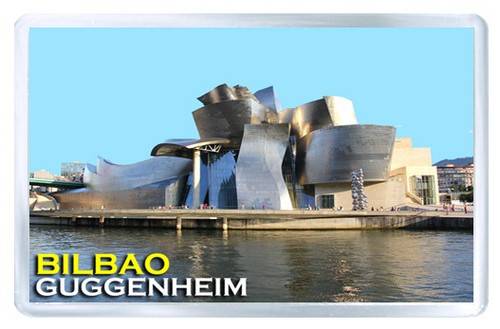 BILBAO GUGGENHEIM MOD2 FRIDGE MAGNET SOUVENIR MAGNET MAGNET MAGNET ...