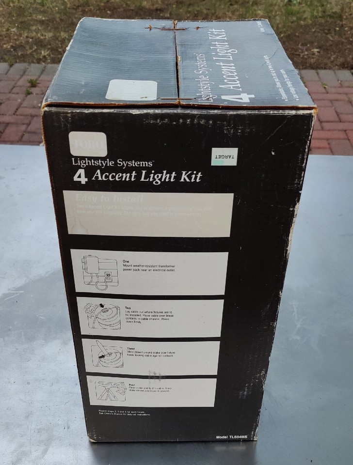 Toro Lightstyle Low Voltage Landscape Lighting 4 Light Kit Set Model ...