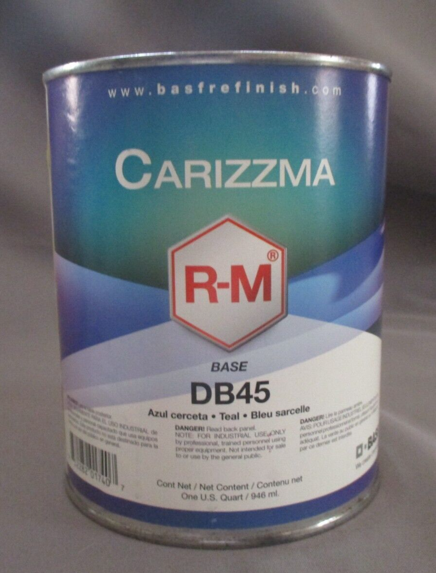R-M BASF DB45 Carizzma Dye Base Paint Teal 1 Quart NOS | eBay