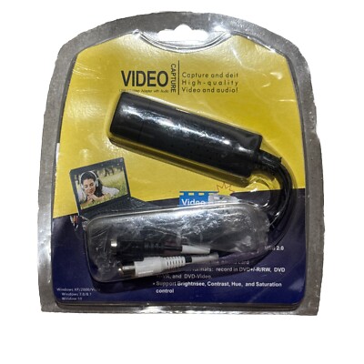 Easier CAP USB 2.0 Video Capture TV DVD VHS DVR Recorder Adapter | eBay
