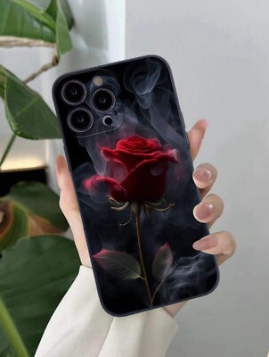 Rose Pattern Phone case compatible with iphone 15/15 plus/ 15 pro/15 ...