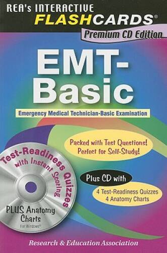 EMT-Basic - Interactive Flashcards Book for EMT (REA), Premium Edition ...