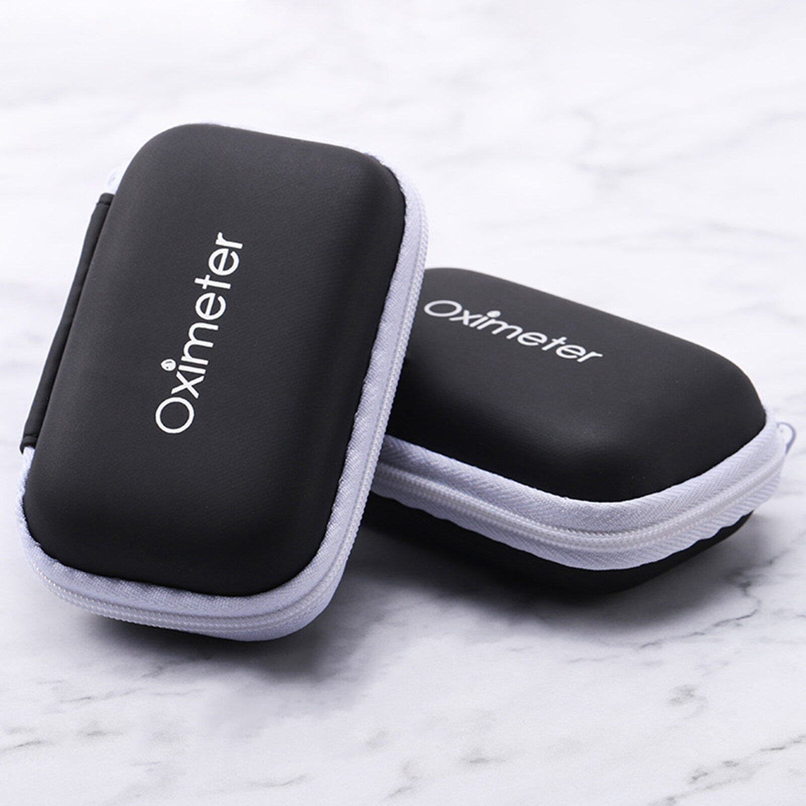 2X Oximeter Storage Case, Finger Pulse Heart Rate Monitor Zipper Pouch ...