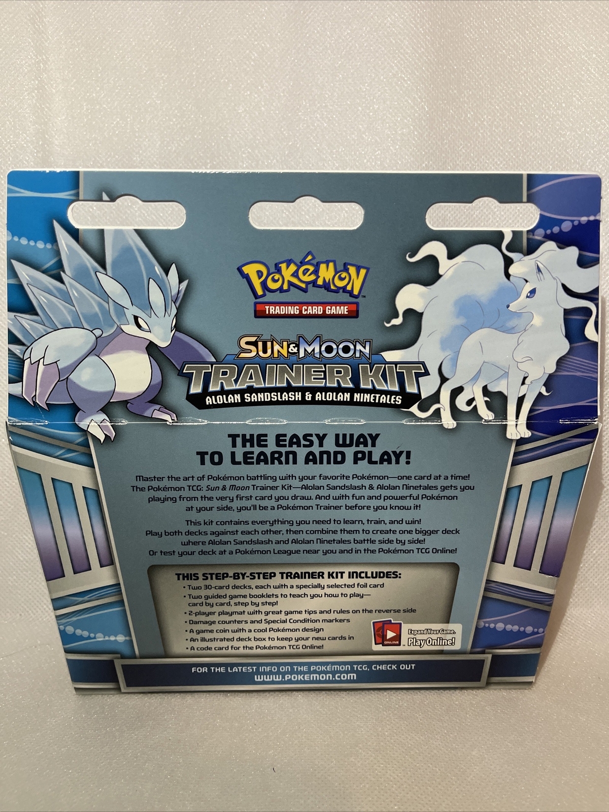 Pokemon TCG Sun & Moon Alolan Sandslash and Alolan Ninetales Trainer ...