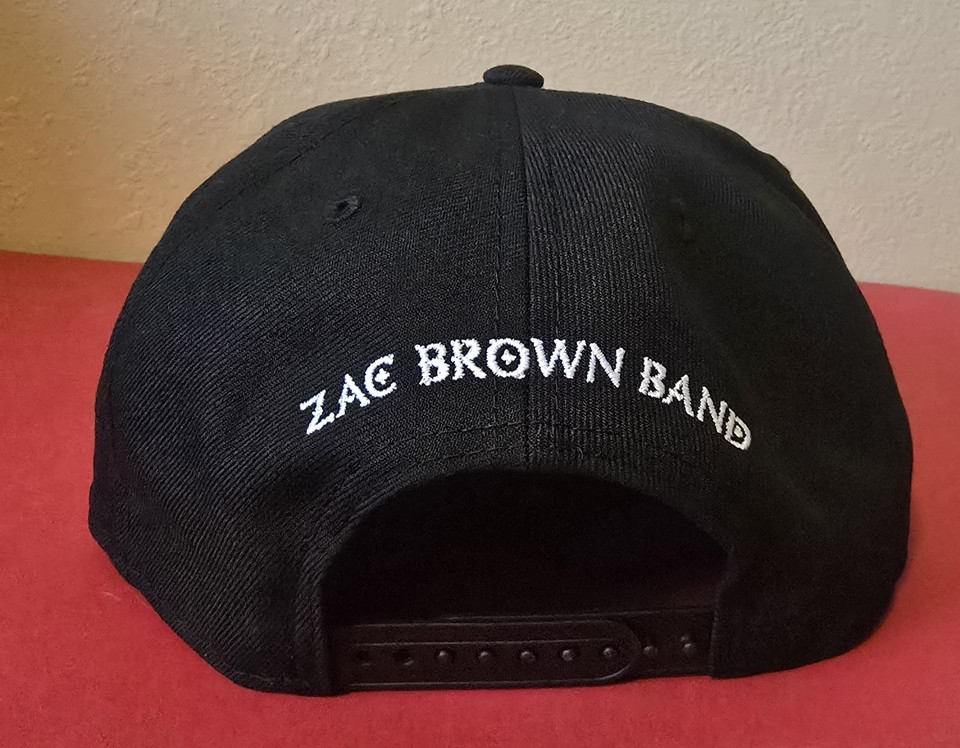 New Las VEGAS SPHERE EXCLUSIVE Zac Brown Band Snapback Hat Cap NEW ERA ...