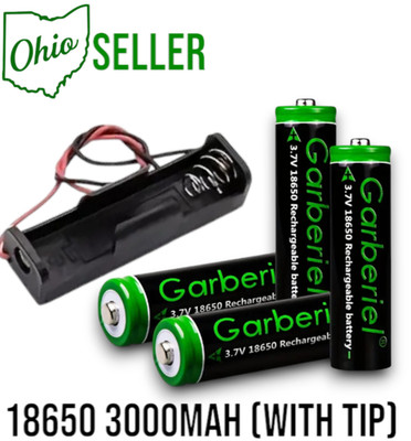 4-Pack 18650 KIT Rechargeable Batteries 3.7V Lithium-ion 3000mAh ...