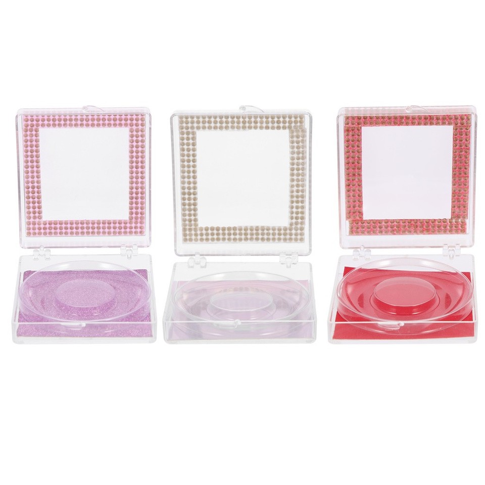9 pcs Delicate False Eyelash Packing Boxes Colorful Lash Cases Salon ...