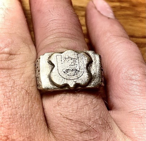 Kriegsmarine Officers Ring U Boot Flotille u boat uboat relic Wolfpack Signet KM | eBay