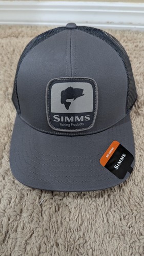 Simms Double Haul Icon Bass Gunmetal Trucker Hat - New With Tag ...