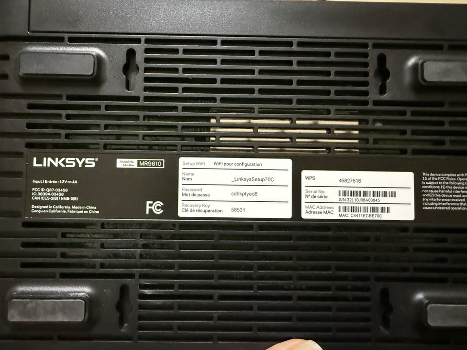 Linksys AX6000 Dual-Band Mesh Wi-Fi 6 Router - Black 745883810413| eBay