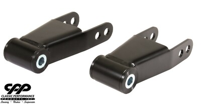 1963-72 Chevy C10 GMC Truck 2" Drop Rear Leaf Spring Shackle Kit Pair ...