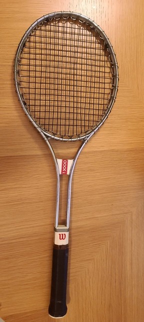 1970s Vintage Wilson T3000 Metal Tennis Racquet With Cover Medium 4 5/8 ...