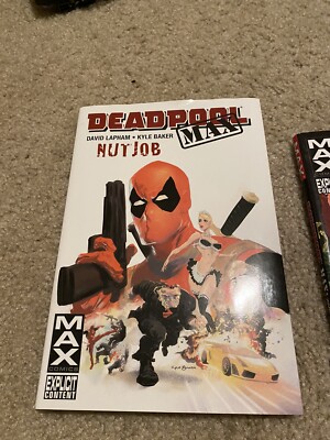 Deadpool MAX Deluxe Hardcover HC (Nut Job Second Cut Lapham Kyle Baker ...