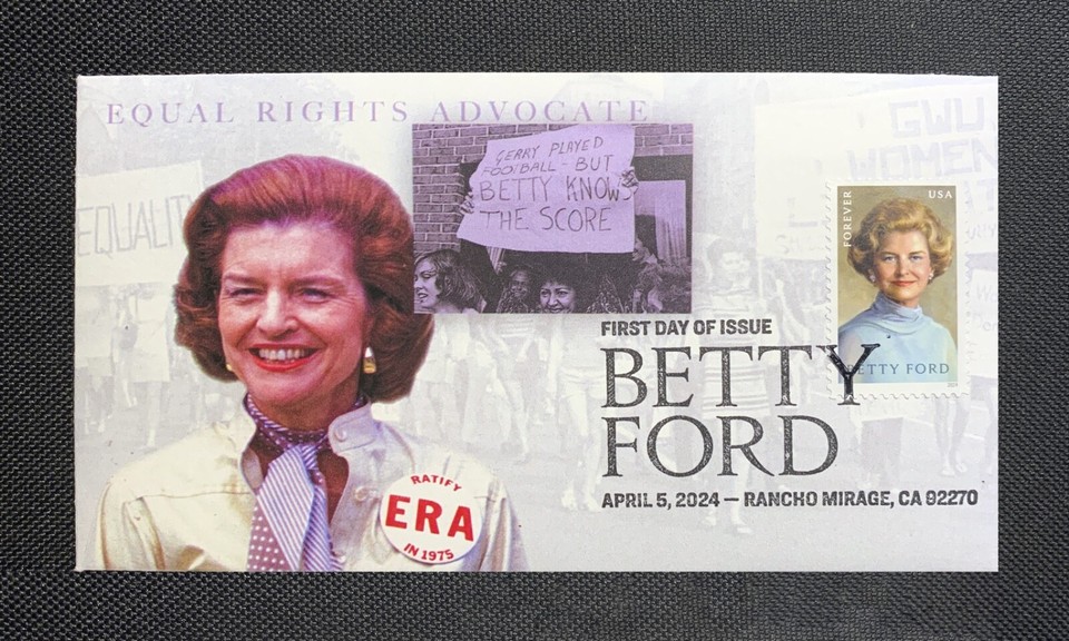 2024 Betty Ford Forever Stamp 4 FDC Set - Digital Cachets by Tony ...
