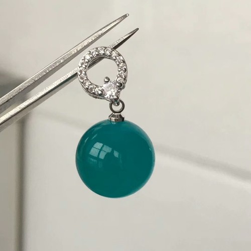 Natural Crysta Amazonite Ice Mozambique Gemstone Pendant 13-12 mm AAA+ ...