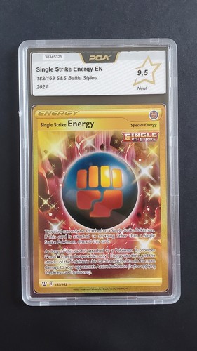 Carte Pokémon Single Strike Energy Gold 183/163 - EN English - PCA 9,5 ...