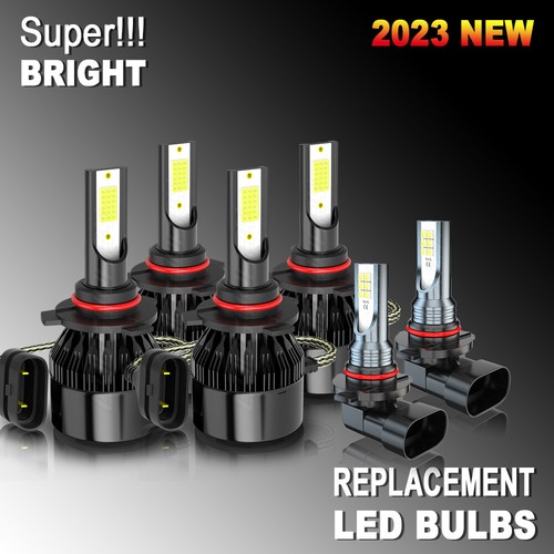 For Chrysler PT Cruiser 2001-05 Bright LED Headlight Fog Light Bulbs | eBay