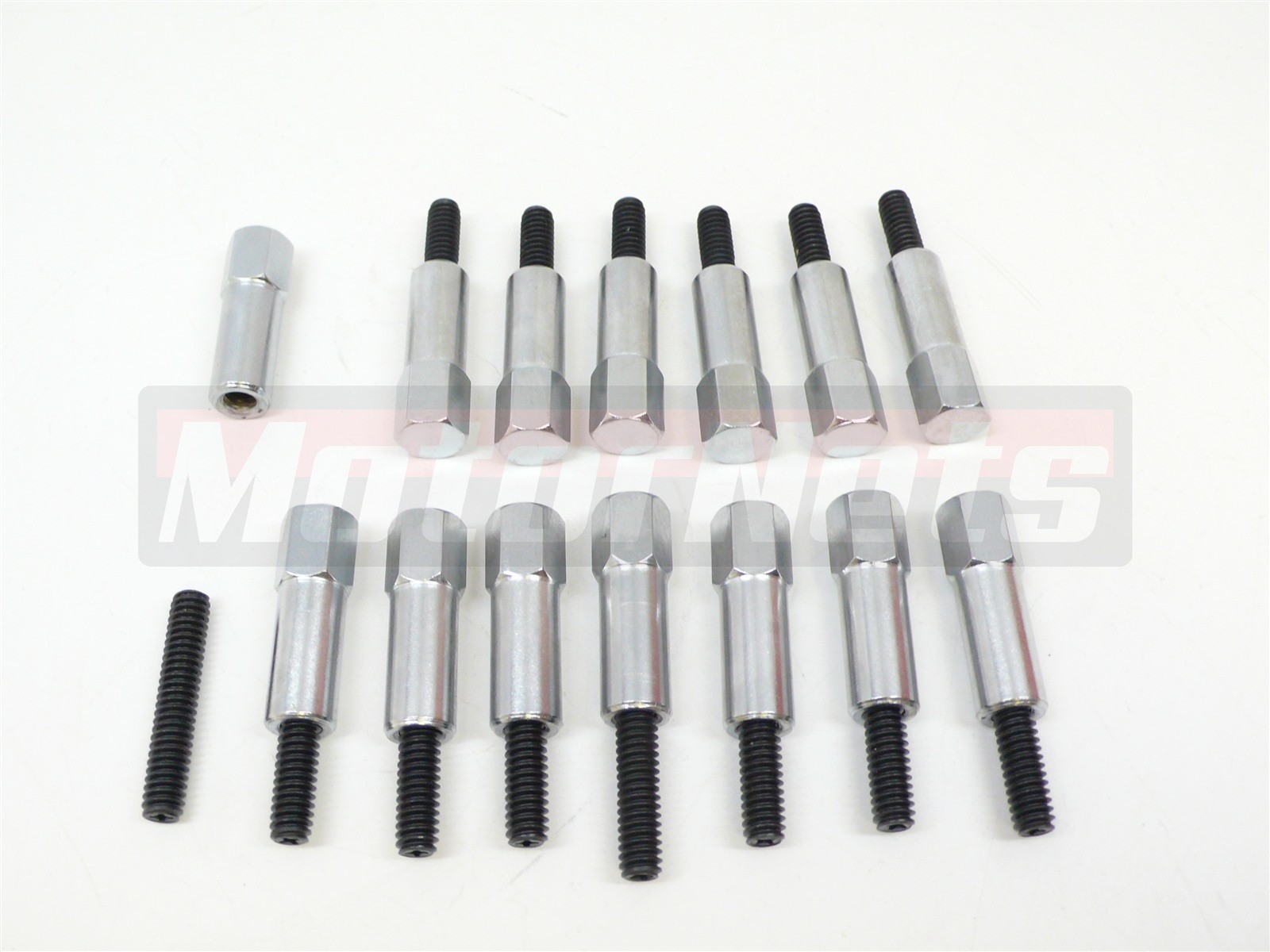 BB Ford 429 460 Chrome Valve Cover Bolt Set Nut BBF Nuts Studs Big ...