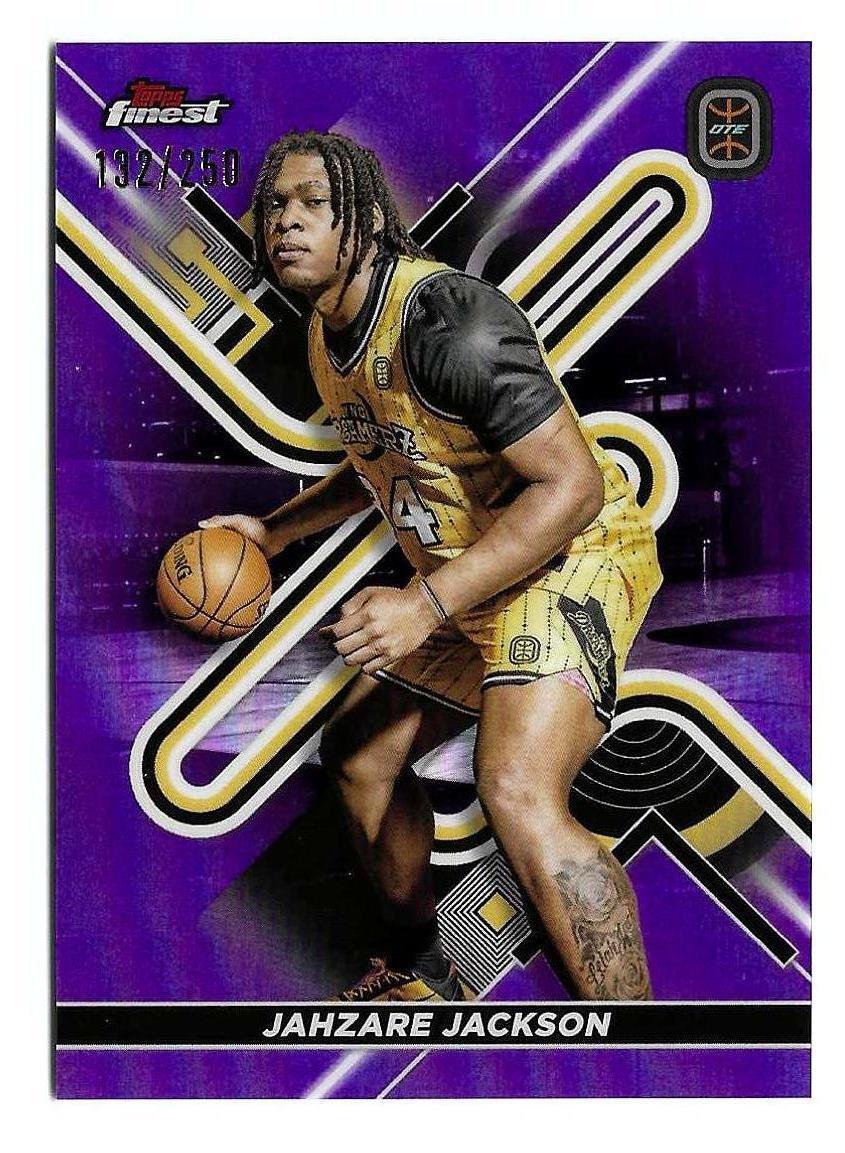 2022-23 Topps Finest OTE Overtime Elite - Purple Refractor #18 Jahzare ...