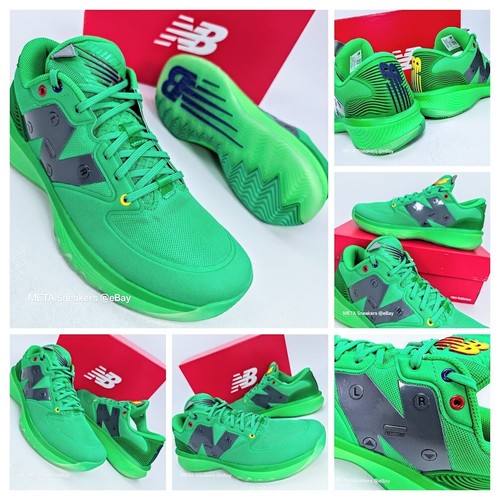 New Balance US 11 Men's Green Gamer Pack Basketball - NB Hesi Low ...