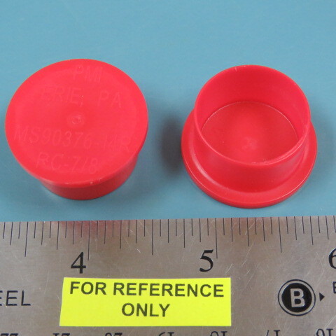 amphenol MS90376-14R Qty of 100 per Lot PROTECTIVE CLOSURES - DUSTCAP ...