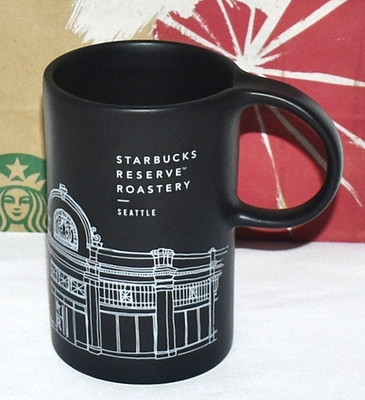 Starbucks Reserve Roastery Seattle Headquarters Black Matte Mug NWT | eBay