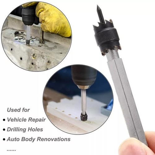 10PCS 3/8" Spot Weld Cutter Kit for Metal , Auto Body Panel Cutter ...