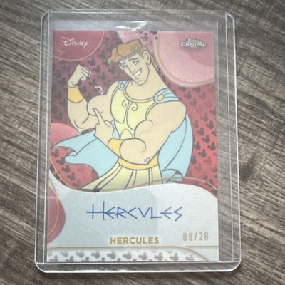 Topps 2025 Chrome Disney Hercules Facsimile Autograph #FA-10 Card 09/28 ...