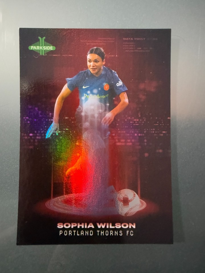Sophia Wilson 2025 Portland Thorns FC #12 Parkside Vol. 1 NWSL Card ...
