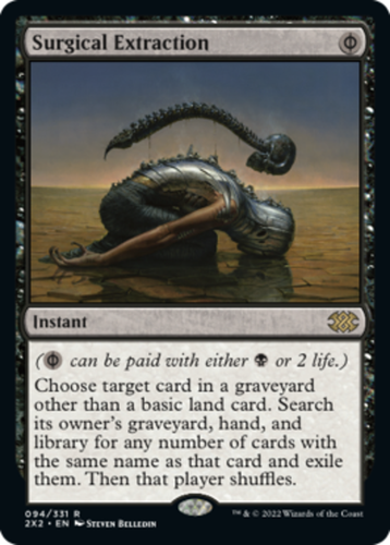 1 x Surgical Extraction - Double Masters 2022 - NM-Mint - MTG | eBay