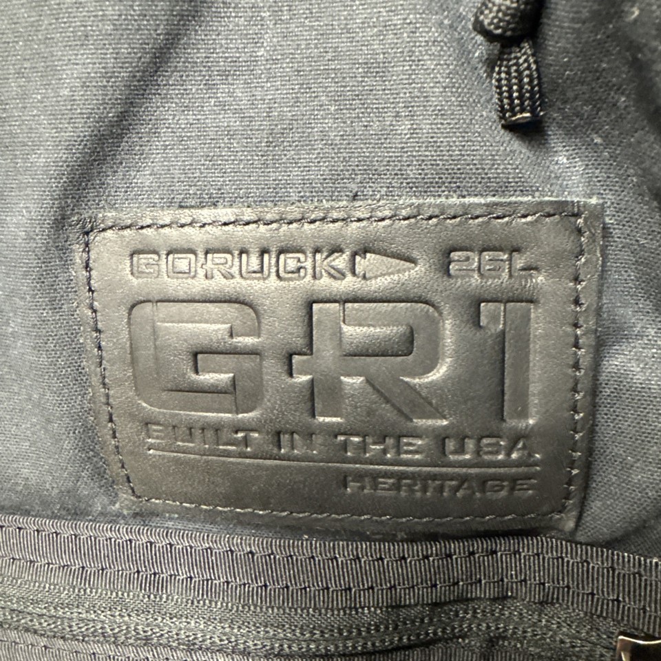 GORUCK GR1 Heritage 26L - Made in USA + NutSac Double Admin Black Waxed Canvas | eBay