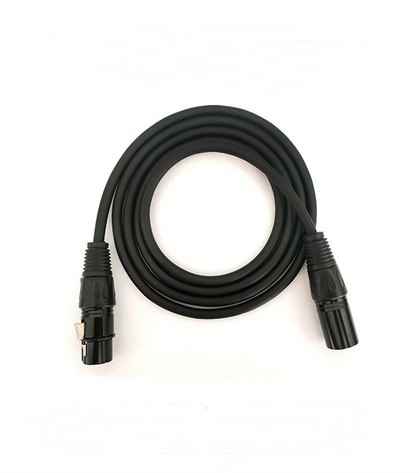3 Pin XLR Microphone Cable Male to Female Balanced Patch Lead Mic ...