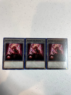 yugioh aluber the dogmatic 3x common sdaz-en051 playset SDAZ | eBay