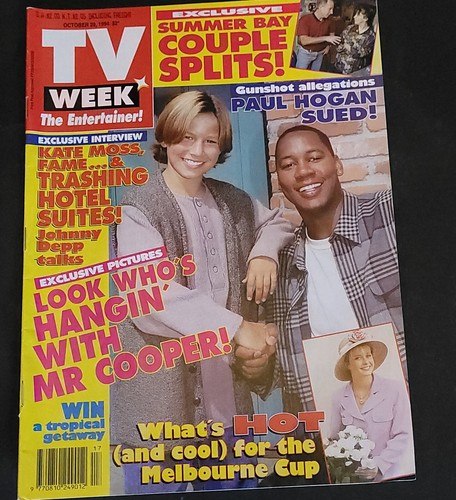Vintage Australian Magazine - TV WEEK 29 OCTOBER 1994 Melbourne Cup ...