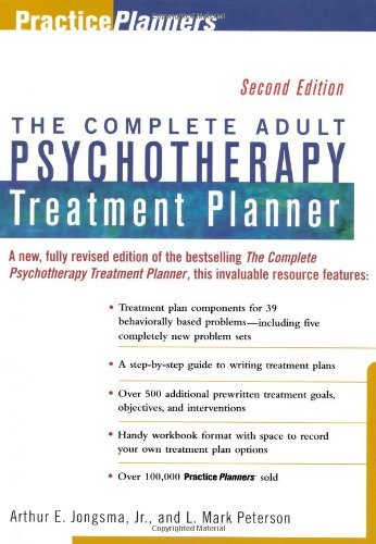 The Complete Adult Psychotherapy Treatment Planner (Practice Planners ...