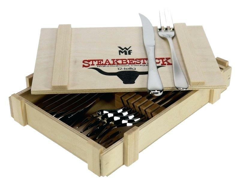 WMF Steak Cutler Set 12 pieces in wooden box, free shipping Worldwide ...