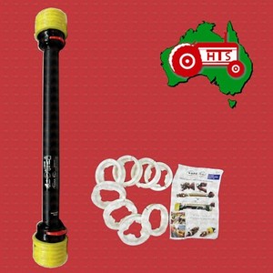 Tractor PTO Shaft Safety Guard Cover Small to Medium PTO Shaft 1 Meter ...