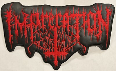 Imprecation "New Logo" 12" Faux Leather Woven Back Patch [Death Metal ...