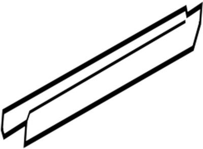 68163-0C020 Toyota Weatherstrip, rear door glass, outer 681630C020, New ...