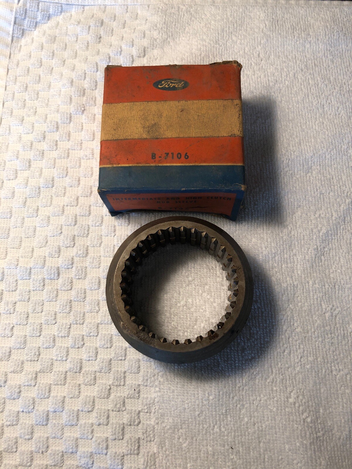 1932-1934 Ford Transmission 2nd and high Clutch Hub Sleeve NOS B-7106 B ...