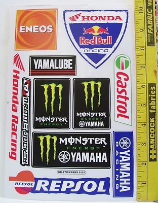 REMOTE CONTROL HOBBY CAR BMX DECALS 1 SHEET STICKERS LOOSE | eBay