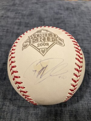 GEOFF JENKINS SIGNED PHILADELPHIA Phillies 2008 World Series ROML ...
