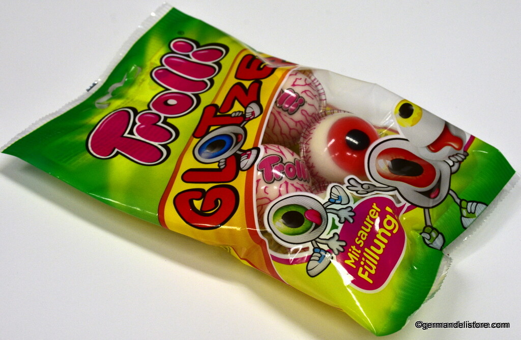 Trolli Glotzer - Sour Fruit Gum Made in *GERMANY* 4 Bags = 300g FREE ...