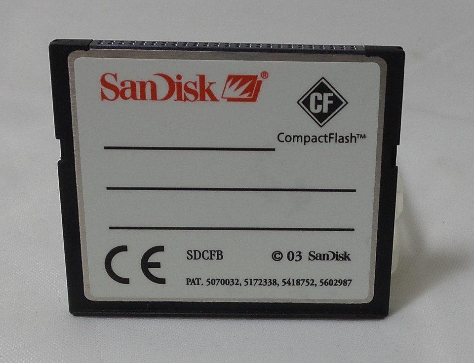 Sandisk CF 256 MB CompactFlash Card (SDCFJ-256-388) | eBay