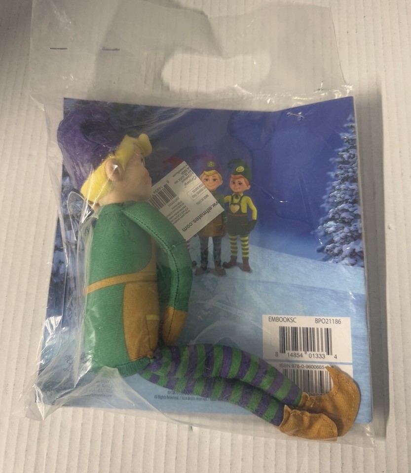 Elf Mates Toy Maker Collectible Christmas Plush Elf on The Shelf + Book ...